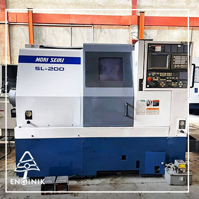 فروش دستگاه cnc تراش افقی 2محور MORI SEIKI ژاپن مدل SL-200 | انجینیک