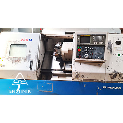 فروش دستگاه cnc تراش افقی 3محور DAEWOO کره مدل PUMA 230M | انجینیک